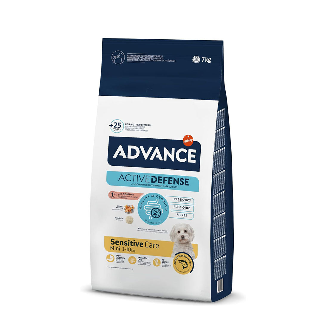 Alimento Advance Sensitive Mini Salmón 7kg— Pet Markt Mexico